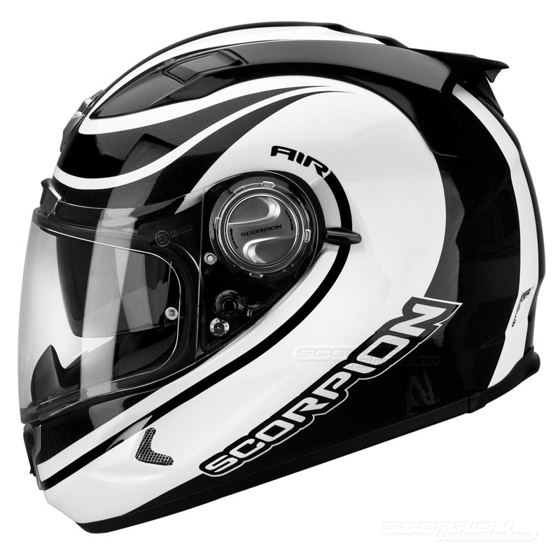 Scorpion EXO-1000 Hjälm (Patriot) Svart, Vit | Twostroke