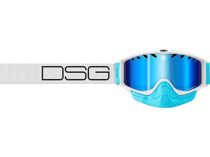 Triple 9 Optics Goggles (SAINT) Divas White | Twostroke